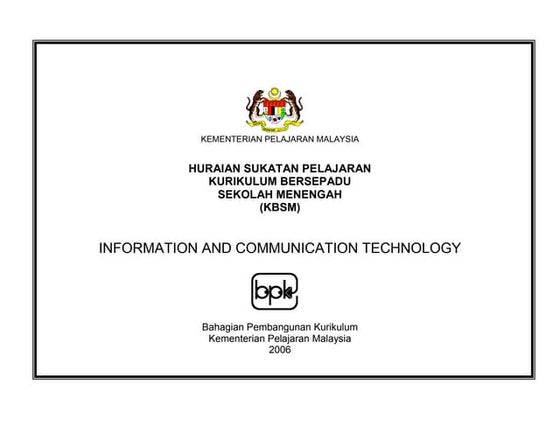 Kemahiran ict guru bahasa melayu | DOCX