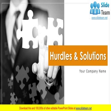 Challenges And Solutions PowerPoint Presentation Slides | PDF