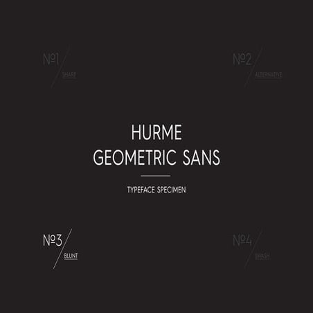 Hurme Geometric Sans No003 Specimen . pdf | PDF