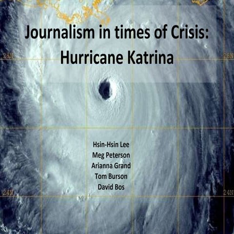 Hurricane katrina presentation (1) | PPT | Weather | Science