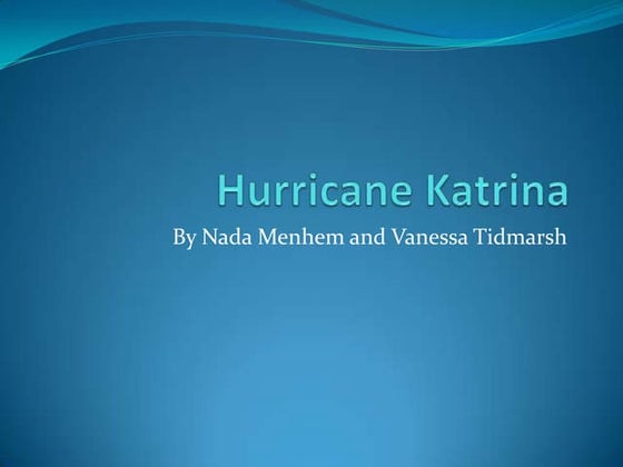 Period 2 Hurricane Katrina | PPT