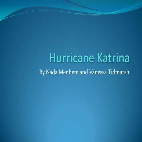 Hurricane Katrina Short Powerpoint | PPTX