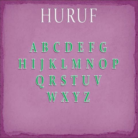 Huruf | PPT