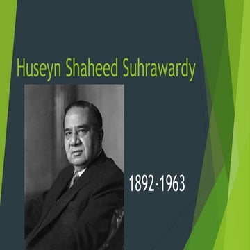 Huseyn shaheed suhrawardy | PPTX