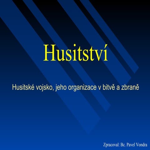 Husitstvi | PPT