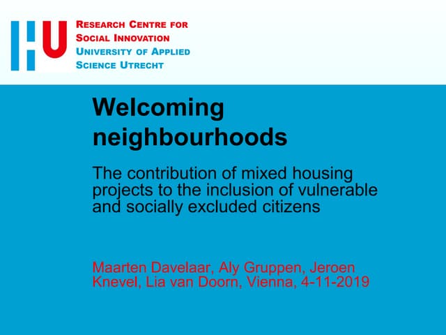 Welcoming neighbourhoods | PPT | Free Download Welcoming neighbourhoods | PPT | Free Download