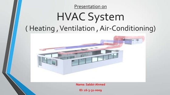 HVAC System (Heating, Ventilation and Air Conditioning) | PPT