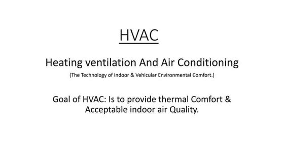 Hvac duct design | PPTX