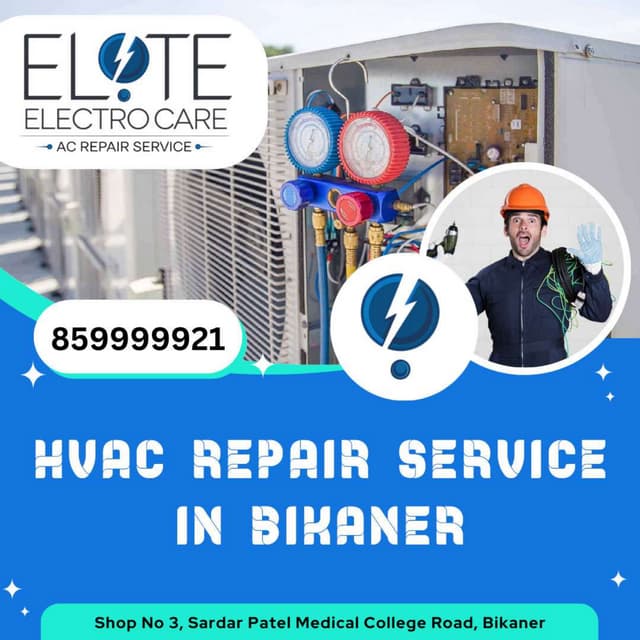 HVAC Repair Service in Bikaner - Elite Electro Care | PDF