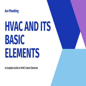 HVAC and Its Basic Elements | PDF
