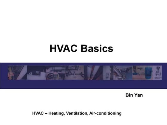 Heat ventilation and air conditioning (hvac) | PPTX