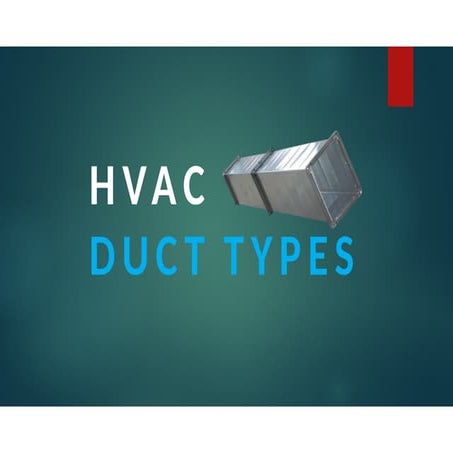 HVAC DUCT Shapes Good PPT.pptxDUCT Shapes Good PP | PPTX