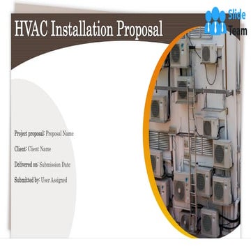 HVAC Installation Proposal PowerPoint Presentation Slides | PPT