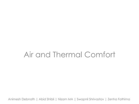 Masters degree project on thermal comfort with radiant heating walls ...