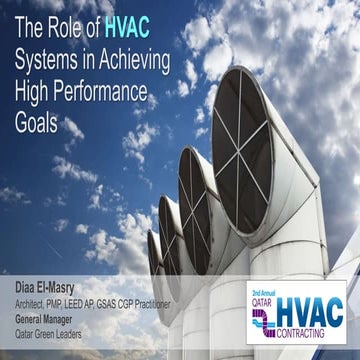 The Role of HVAC in Achieving High Performance Goals | PPTX