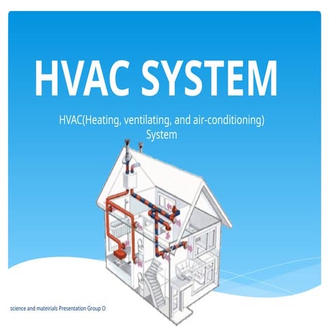 HVAC(Heating, ventilating, and air-conditioning) System | PPTX