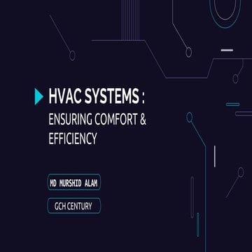 HVAC | PPT | hvac system| ppt | HVAC System Presentation | PDF