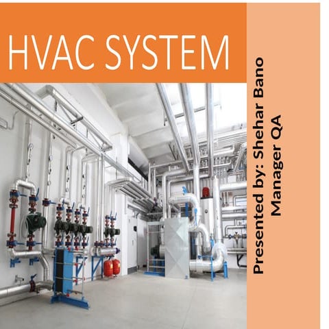 HVAC System in Pharmaceutical Industry presentation | PPTX