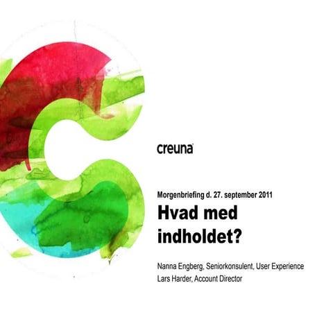 Hvad med indholdet? | PPTX