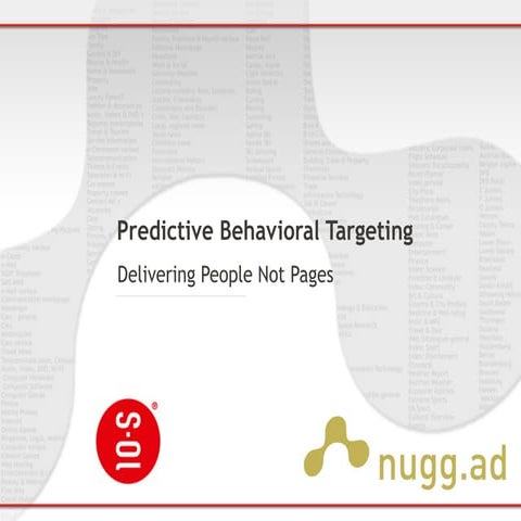 Predictive Behavioral Targeting 280509 | PPT
