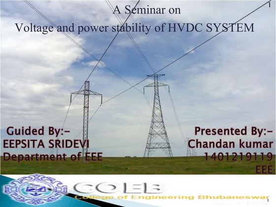 HIGH VOLTAGE DISTRIBUTION SYSTEM(HVDS). | PDF