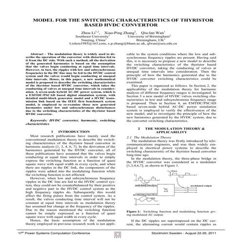Space vector versus nearest-level pulse width modulation for multilevel converters | DOCX