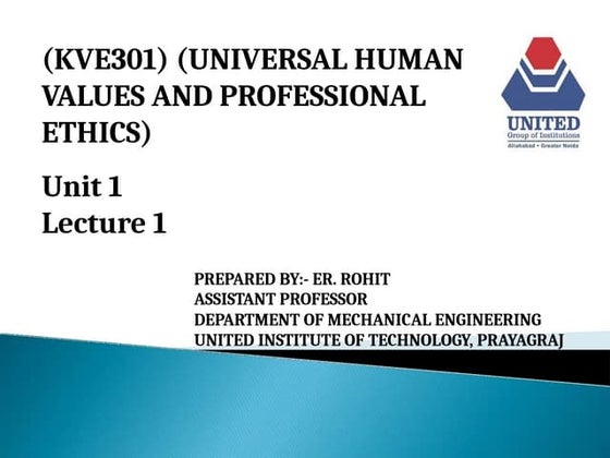Human values | PPT