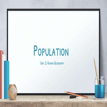 Unit 2: Population Density | PPT