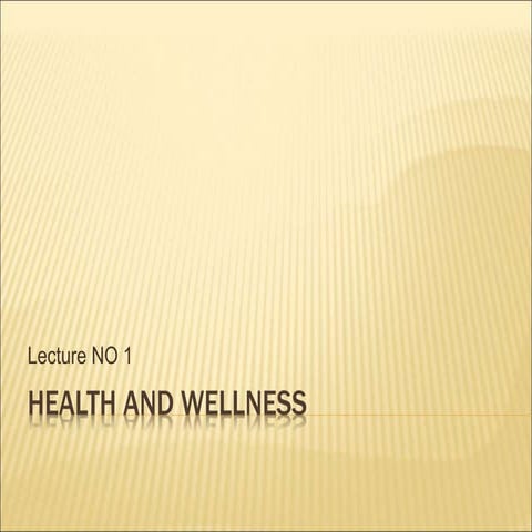 Holistic concept of health | PPTX