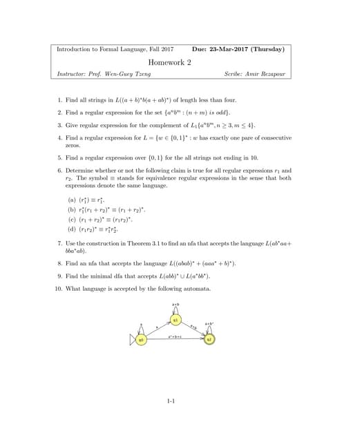 Hw3 2017-spring | PDF