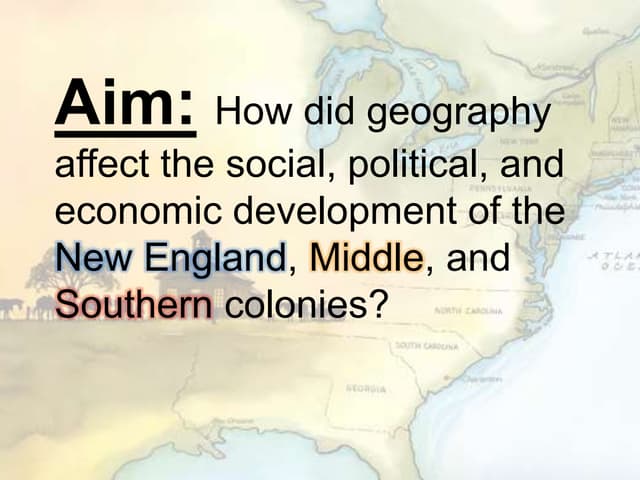 The Thirteen Colonies | PPT
