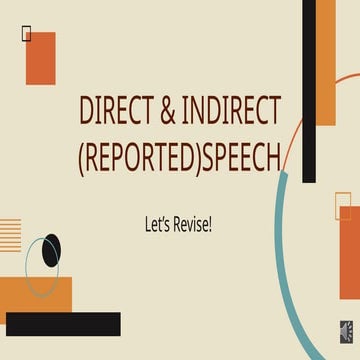 Direct speech english grammer study class 10 | PPTX