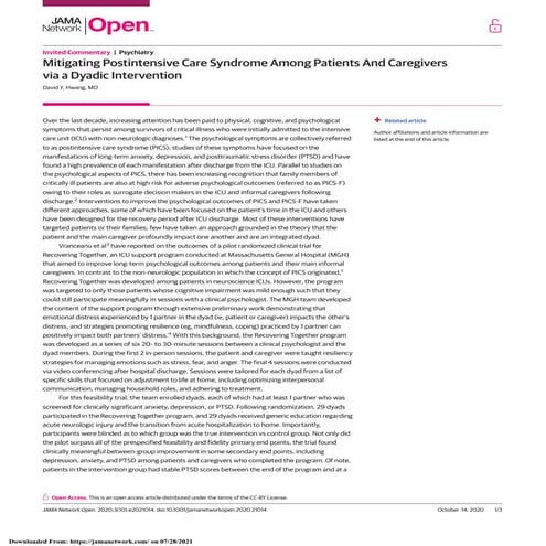 Post ICU syndrome by AH HAMDY small.pptx