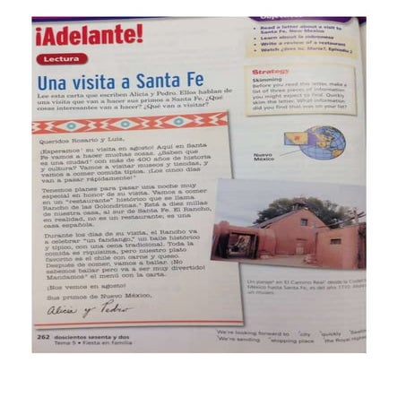 Hw food readings from realidades | DOCX