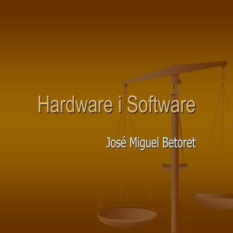 Maquinari-Programari | PPT