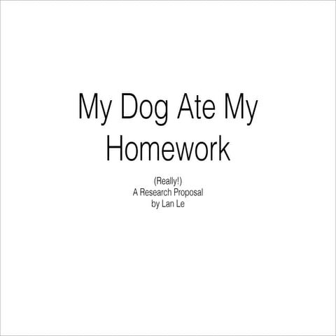 Homework Research Project | PPT