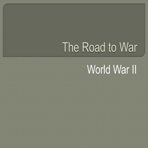 Hitler’S Foreign Policy | PPT