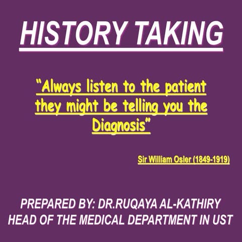 HX2 history taking skills for medical st.ppt