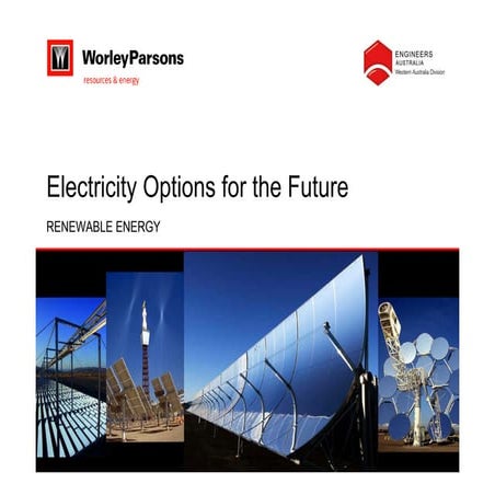 Electricity Options for the Future by Barry Lake | PDF