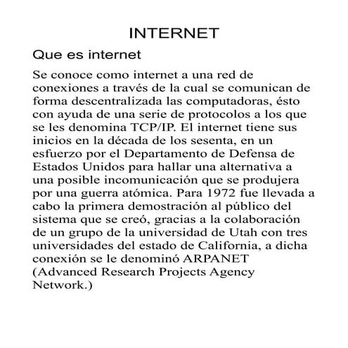 El internet | PPTX