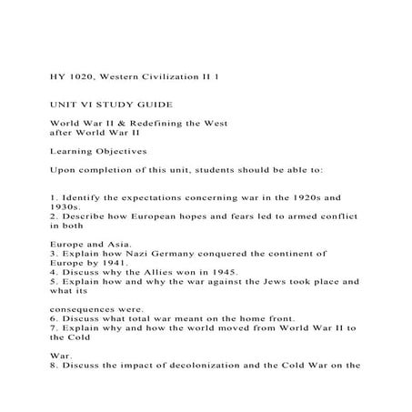C2 - Continuity & Change In International History | PDF