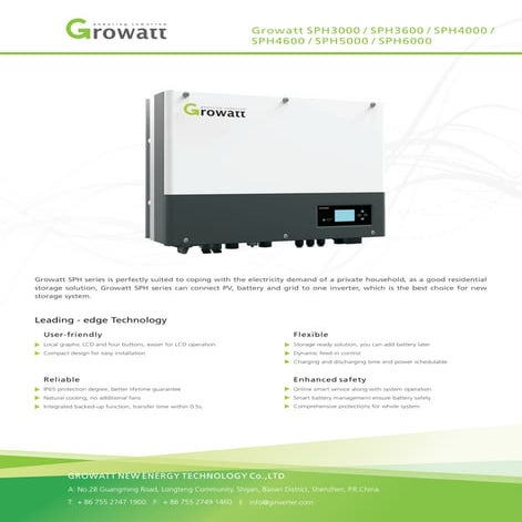 Growatt Hybrid Inverter | PDF