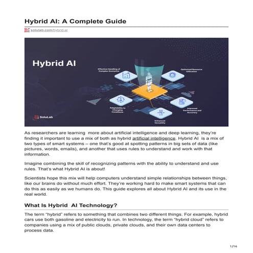 Hybrid AI A Complete Guide | PDF