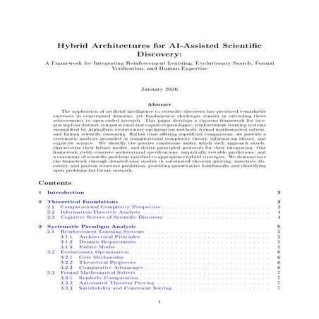 Hybrid AI Science and Mathematical Discovery | PDF