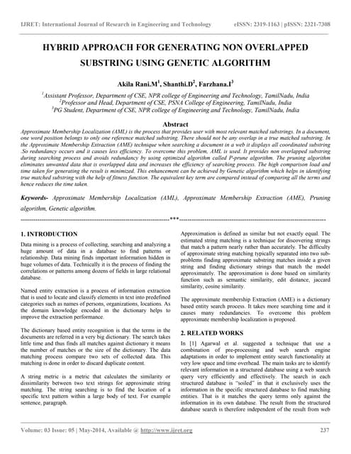 Examination of Document Similarity Using Rabin-Karp Algorithm | PDF