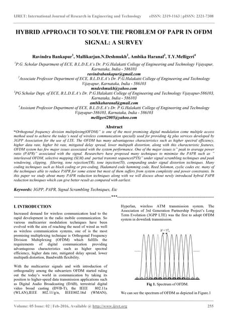 PARALLEL SEQUENCE SPREAD SPECTRUM SYSTEM SIMULATION WITH RAPP MODEL | PDF