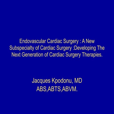 Hybrid cardiac surgery program | PDF