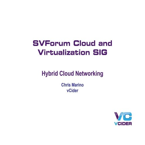 Hybrid Cloud Networking Pdf Cloud Computing Internet