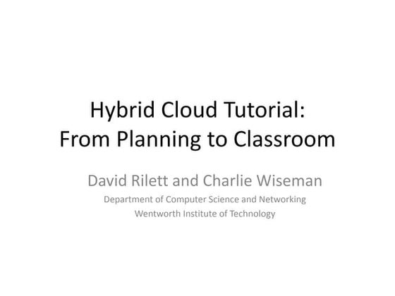 Eucalyptus, Nimbus & OpenNebula | PPT
