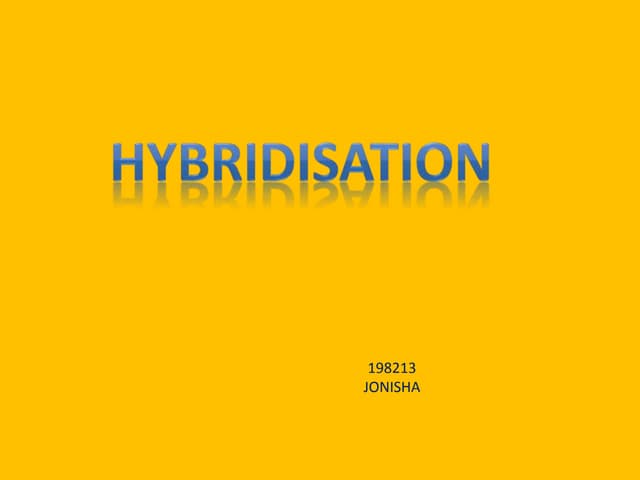 Hybridization-2 | PPTX